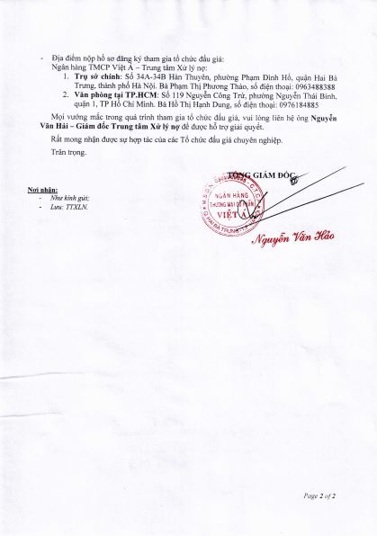 Thông báo lựa chọn tổ chức bán đấu giá tài sản (tàu Vinalines Ocean ...
