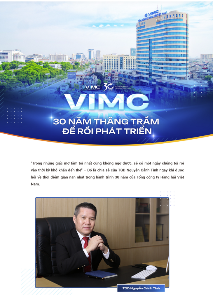 VIMC - 30 năm thăng trầm để rồi phát triển