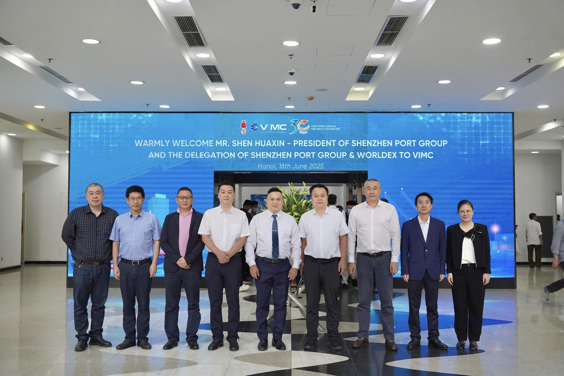 Thâm Quyến & Worldex thăm VIMC, thúc đẩy hợp tác chiến lược.