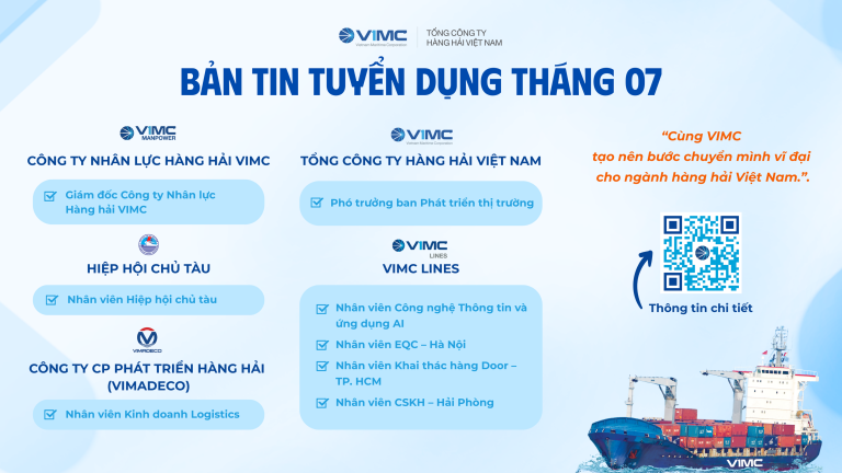 Bản tin tuyển dụng tháng 7