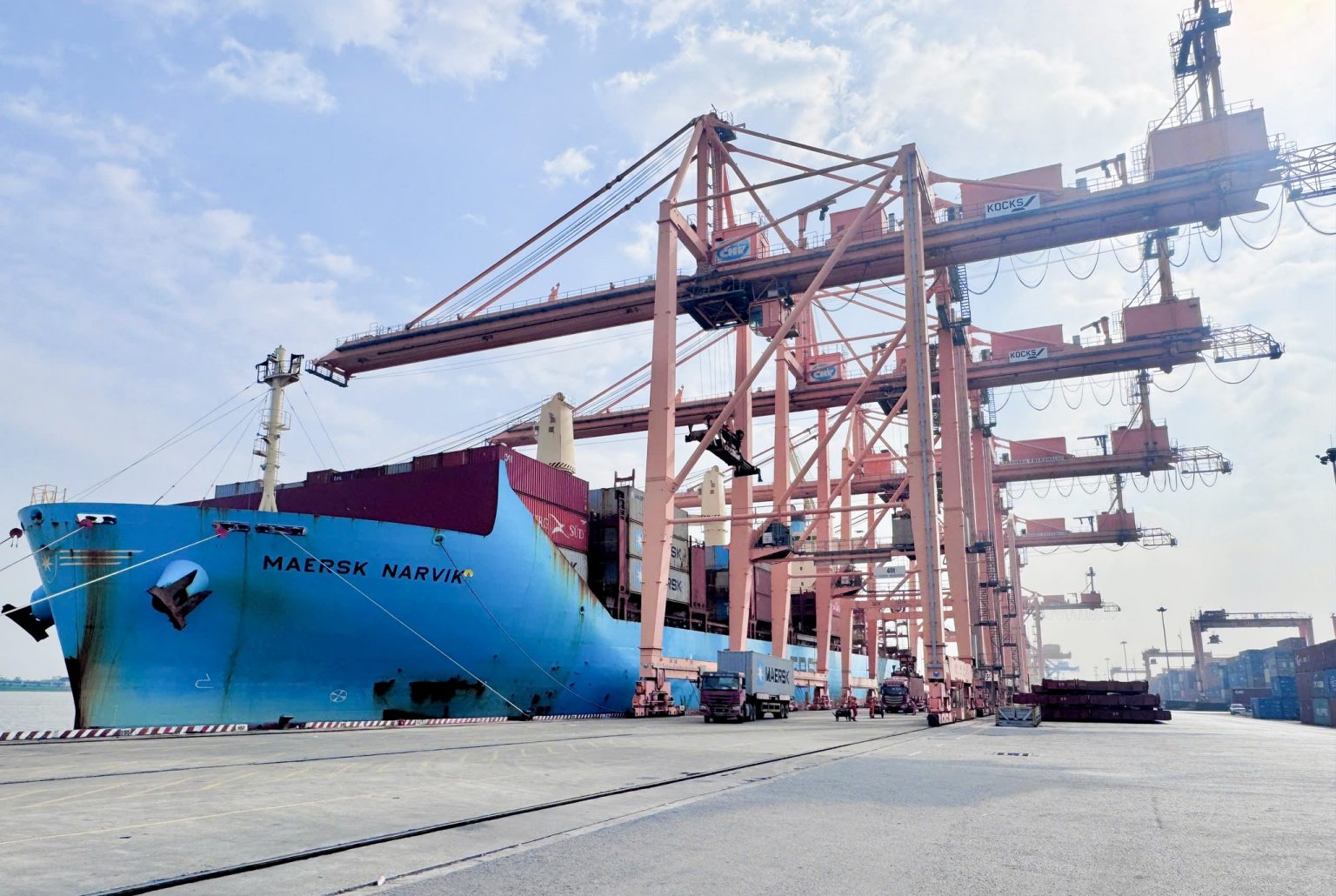 Tan Vu Port has surpassed the 1 million TEU mark for five consecutive ...