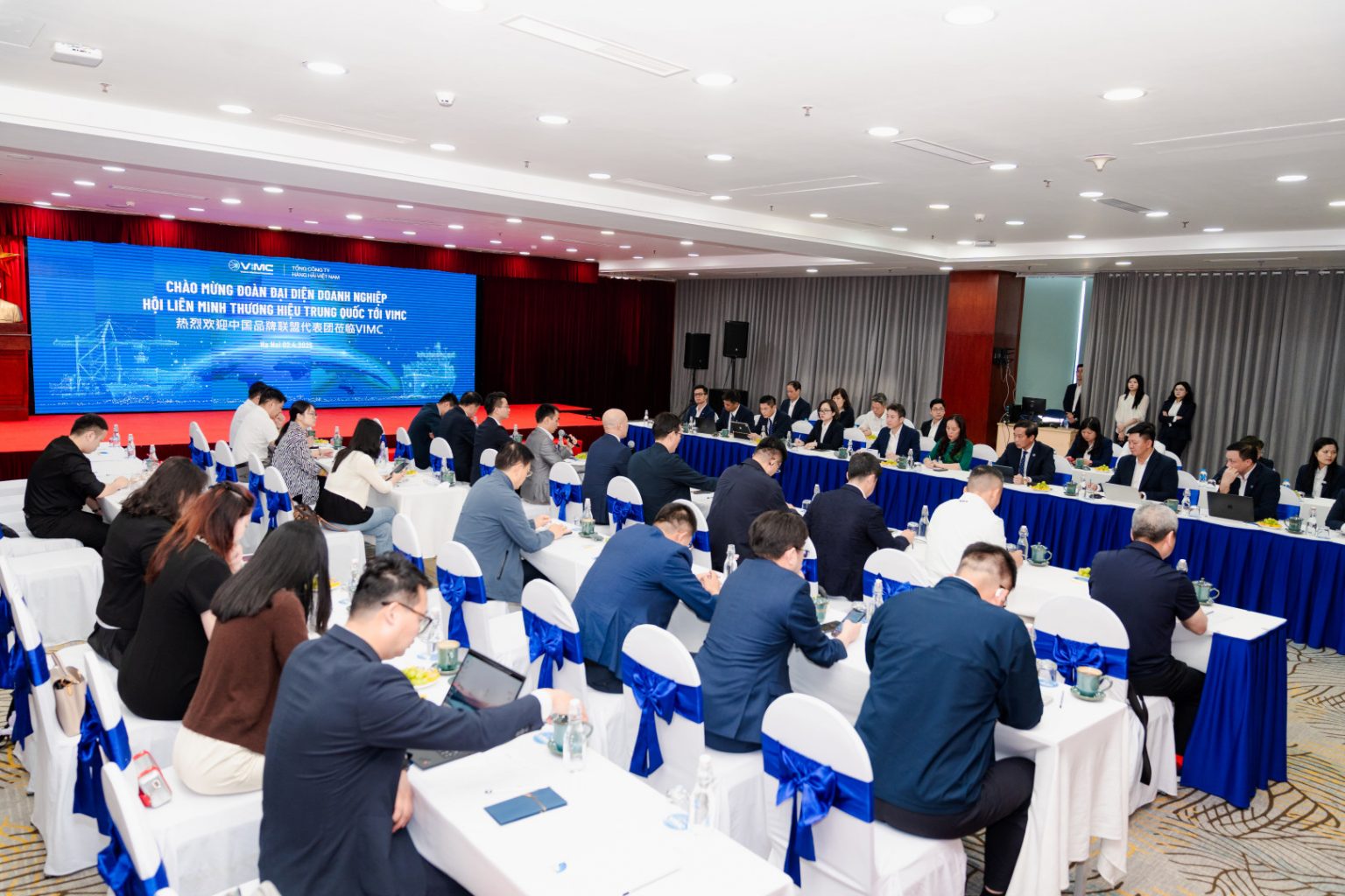 VIMC làm việc với Đoàn doanh nhân Trung Quốc thúc đẩy hợp tác phát ...